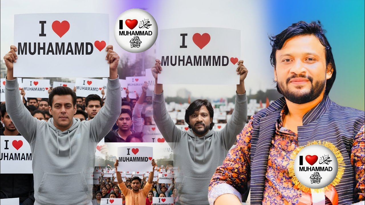 I ️ Muhammad Saw Protest: Tabrez Hashmi Nazam On I love Muhammad ...