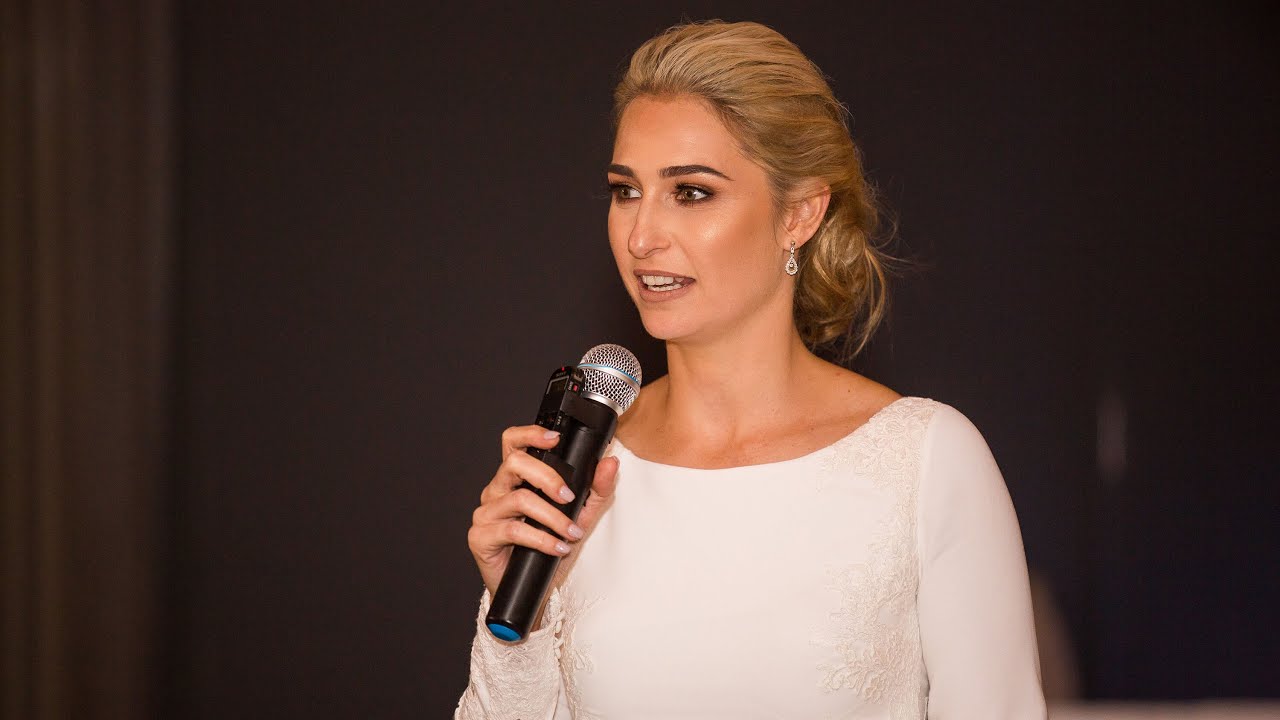 Complete Bride Wedding Speech Example - YouTube