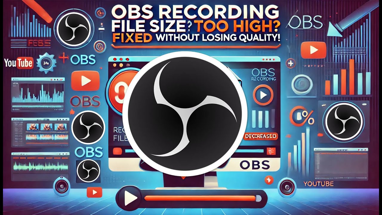 OBS Recording File Size is High Fixed Without Losing Quality - YouTube