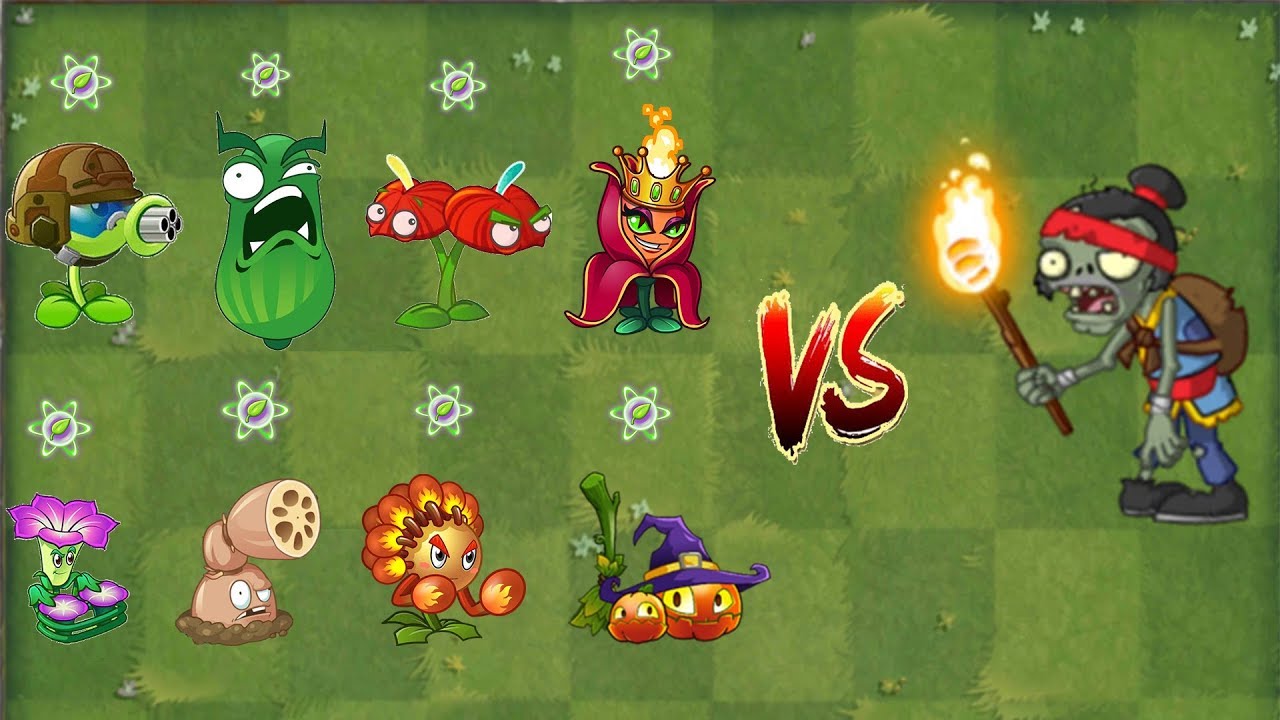 Plants vs Zombies 2 | New Plant Power Up Vs Torch Kongfu Zombie | PVZ 2 ...