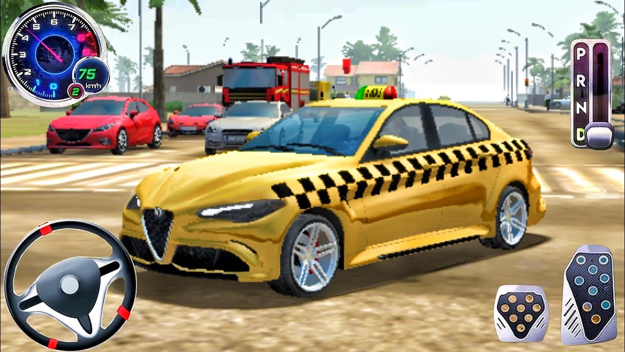 Realistic Taxi Driving 2025: City Car Driver Games - Car Game Android ...