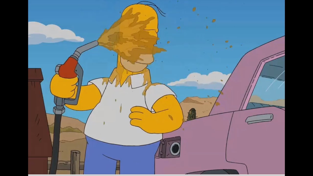 The Simpson - WashYour Face With Gasoline Really Awake? - YouTube