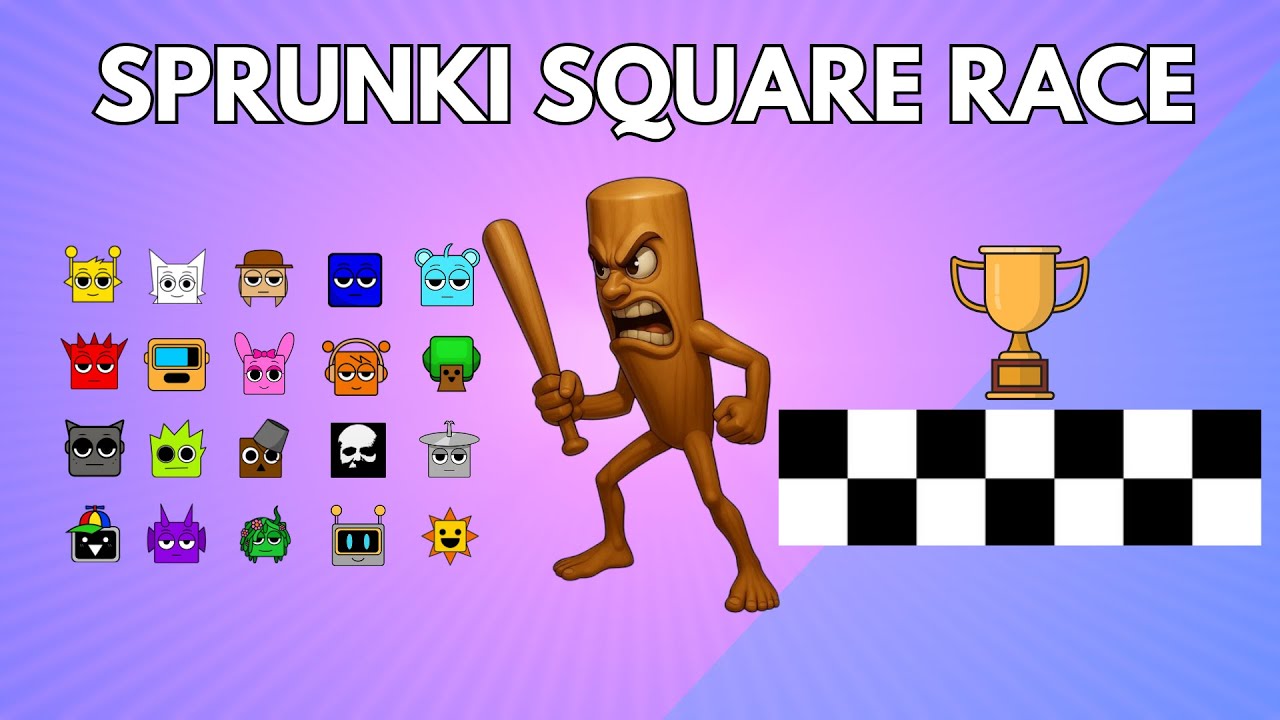 Sprunki Square Race League - The Best Ultimate Square Race - YouTube