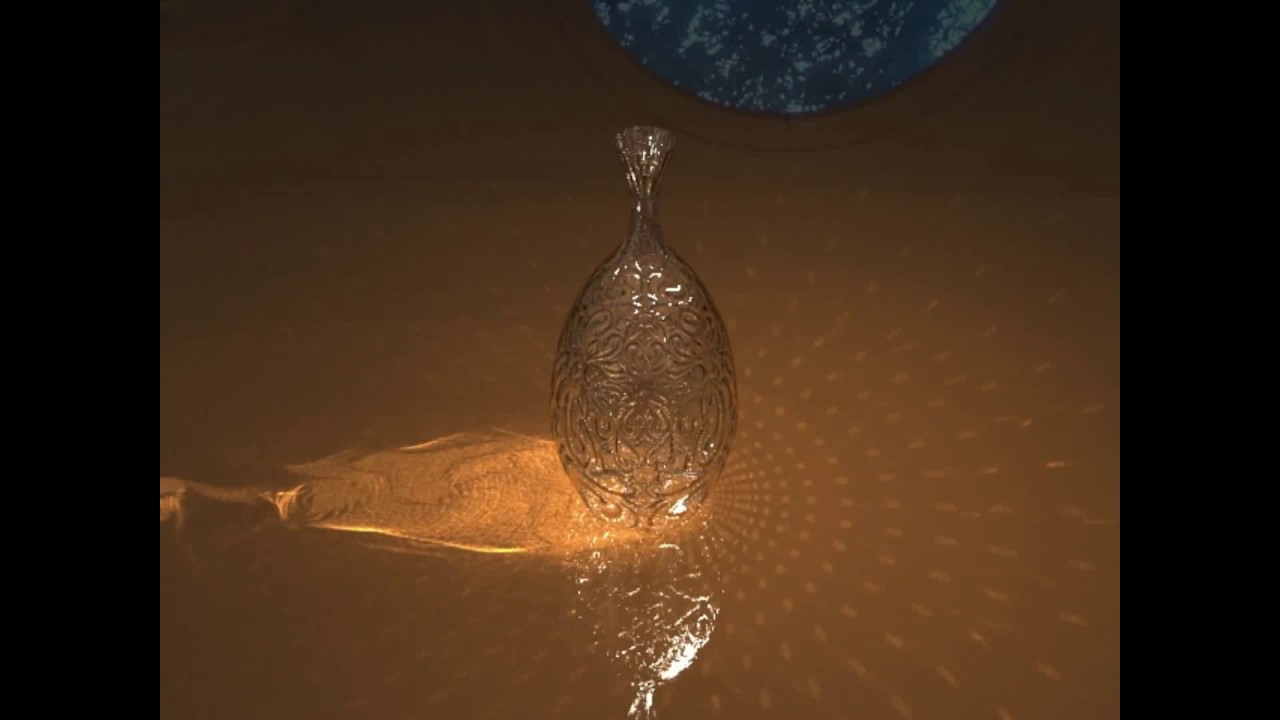 vray displacement mod and vray caustics in 3d max tutorial - YouTube