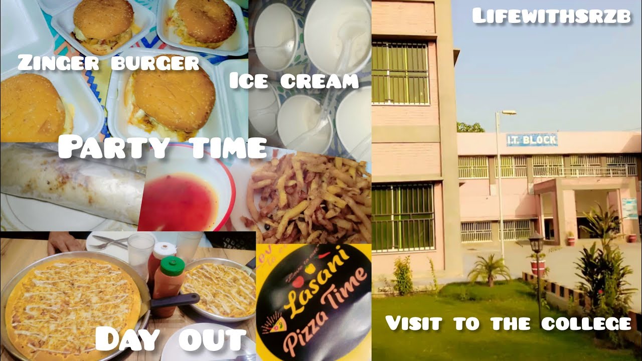 Day Out at Lasani Hotel: pizza🍕, Visit College and Party Night Fun" # ...