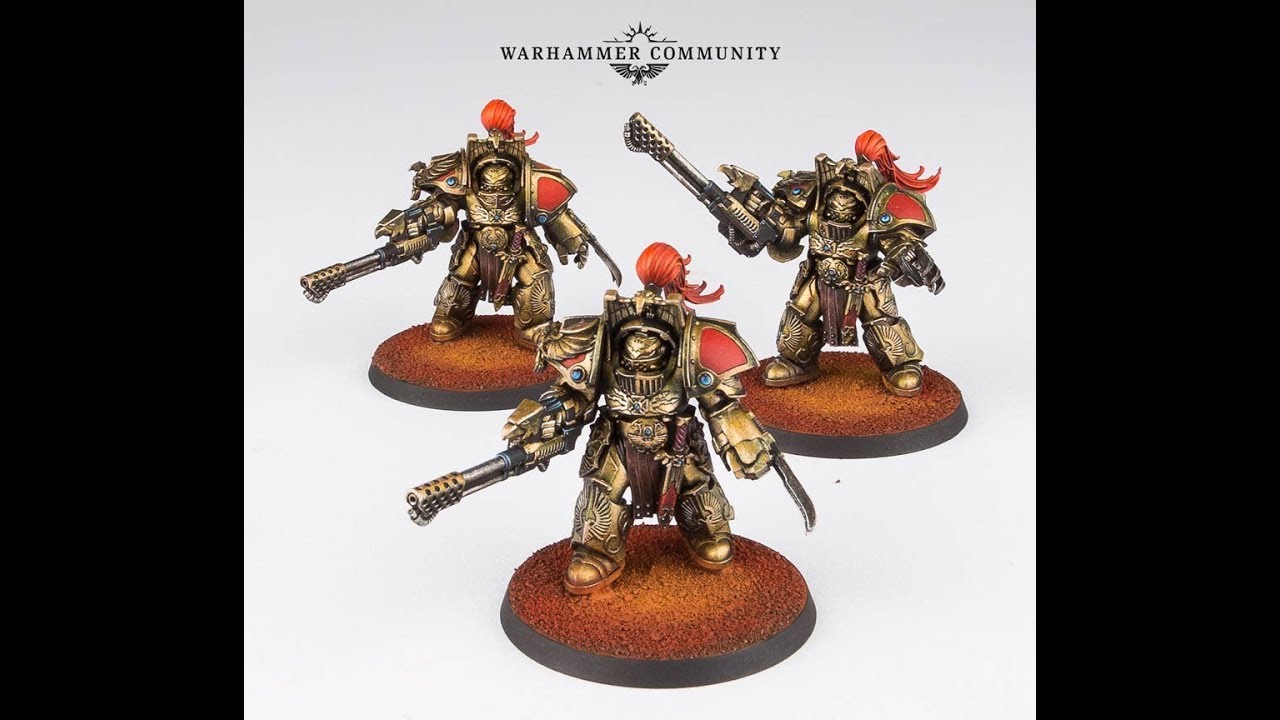 Legio Custodes Aquilon Terminators with Infernus Firepikes - Unboxing ...