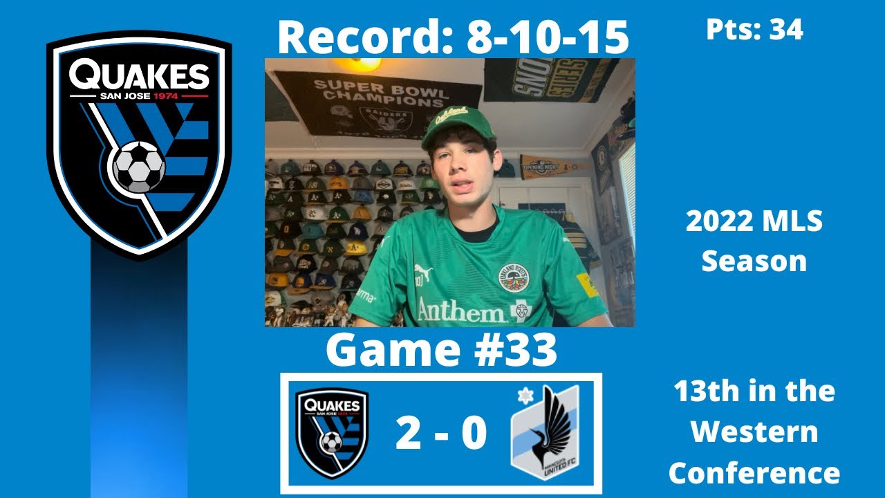 The Quakes Defeat Minnesota United FC 2-0 - YouTube