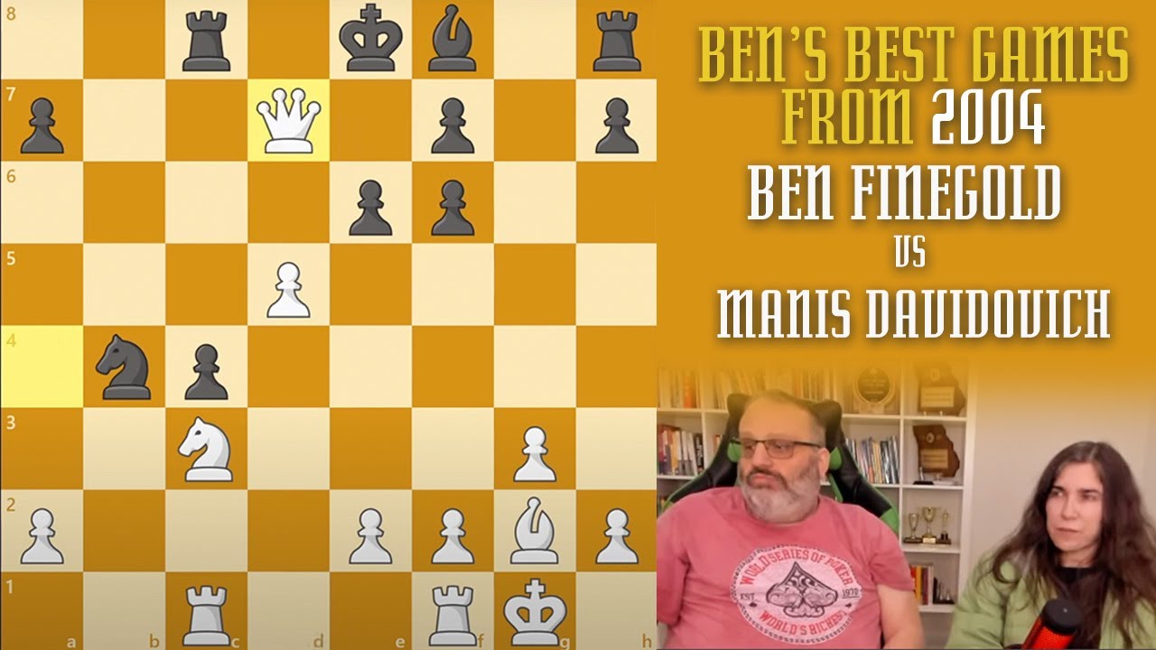 Ben's Best from 2004: Ben Finegold vs Manis Davidovich - YouTube