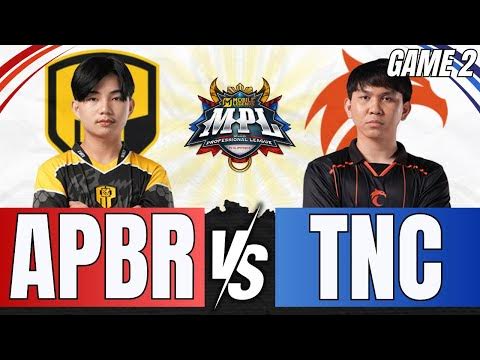 SWEPT BY TNC! | GAME 2 | APBR VS TNC | W5D2 MPL-PH SEASON 1 - YouTube