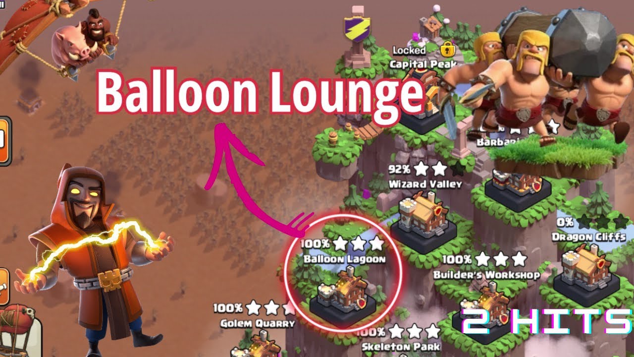 Level 4 Balloon Lagoon Attack Strategy | Easy 3 star Balloon Lagoon ...