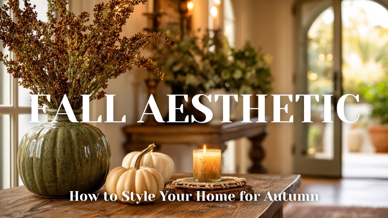 🎃 Fall Aesthetic Home Decor | How to Style Your Home for Autumn with ...