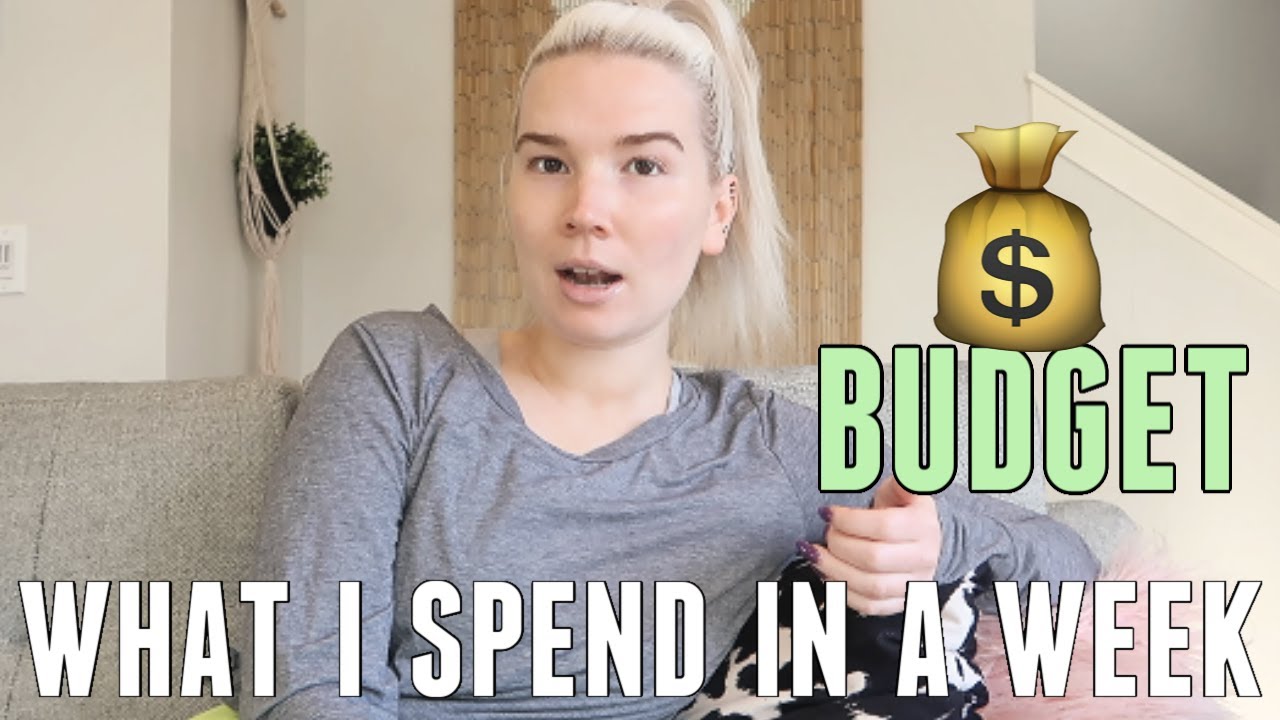 What I Spend in a Week at 25 *(ON A BUDGET)* - YouTube