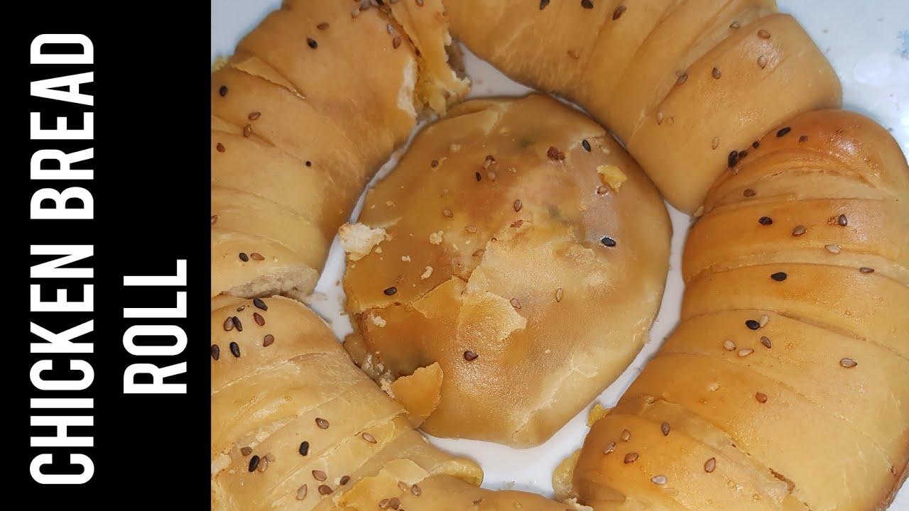 How to make chicken bread roll? Easy snacks recipe |Homemade chicken ...