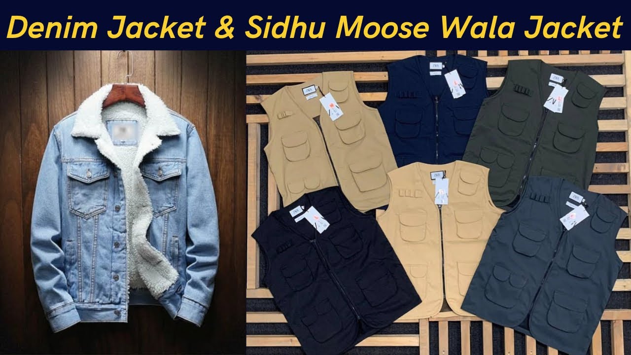 Latest Winter Denim Jackets & Sidhu Moose Wala Jacket | New Winter ...