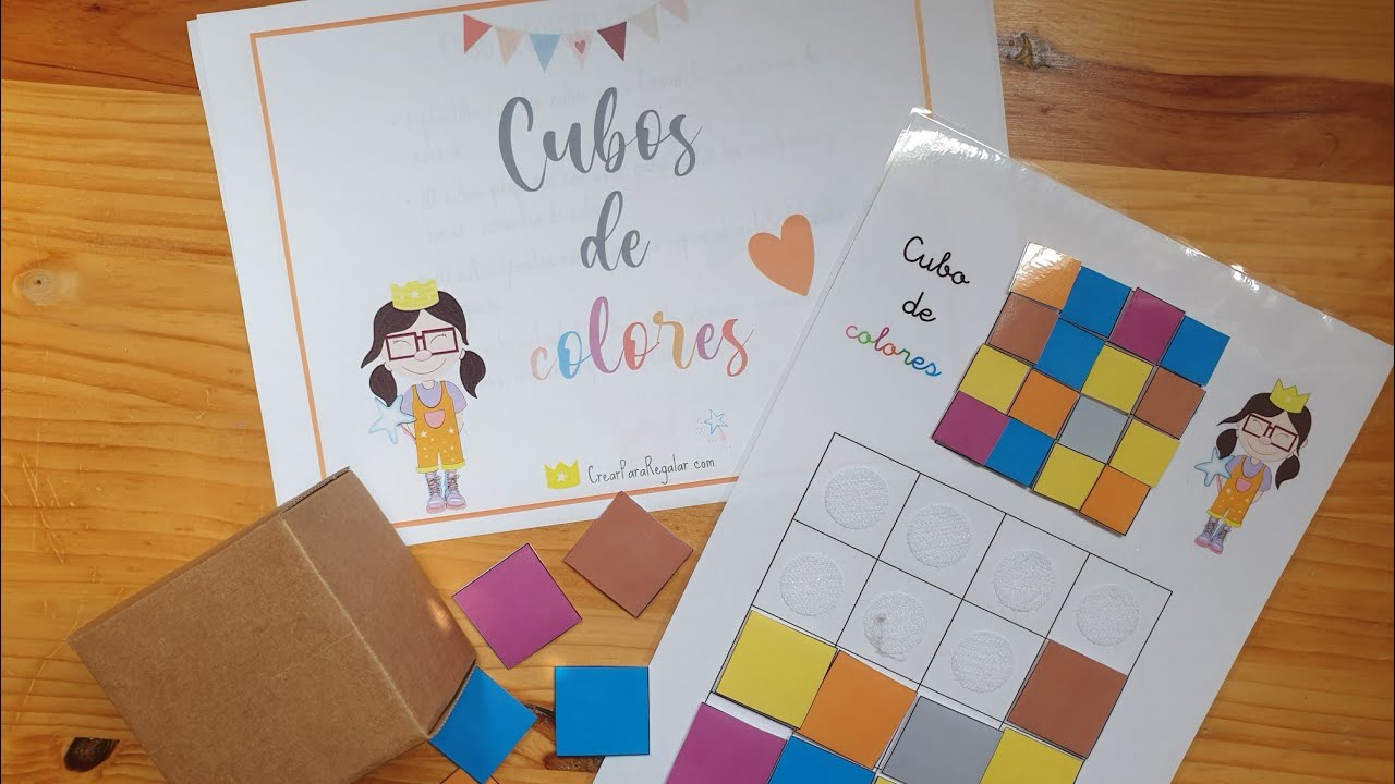 Cubos de colores: Actividad para aprender los colores. - YouTube