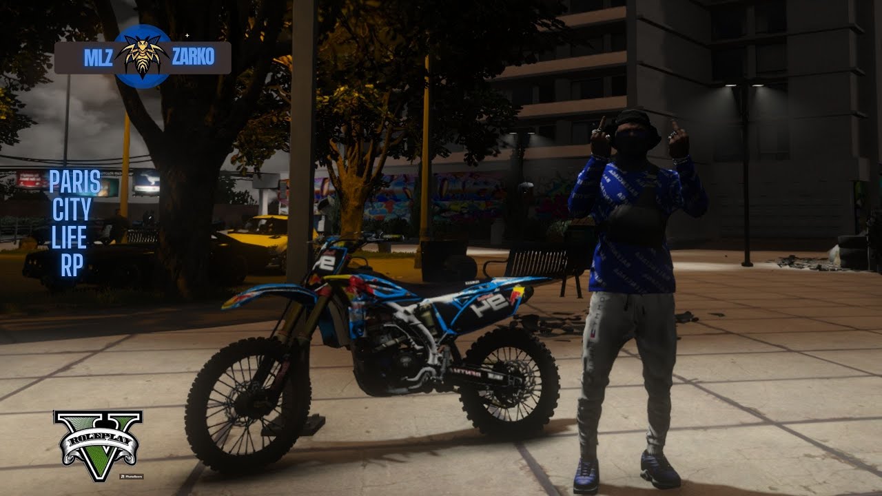 Gta rp (paris city life) cité de france - YouTube