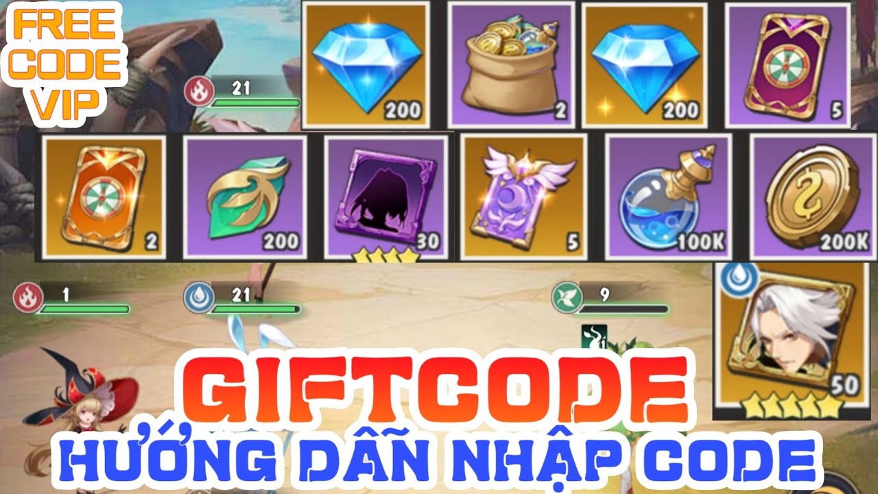 Waifu Party: Mỹ Vị Đại Chiến Tất tần tật các giftcode dành cho tân thủ ...