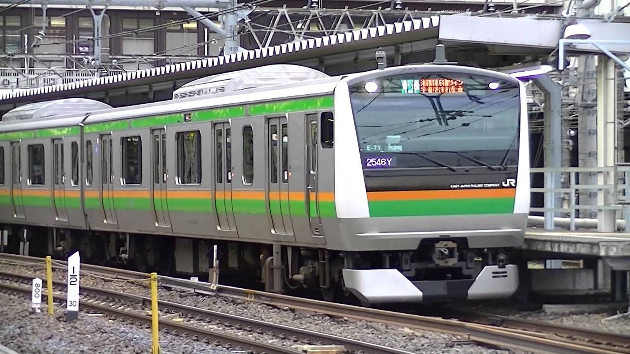E233系最新増備編成＆E231系国府津車 湘南新宿ライン - YouTube
