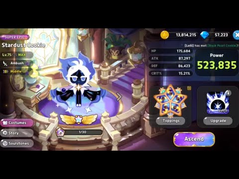 [Cookie Run Kingdom] Getting A1 Stardust and A5 Cream Puff! Looking at ...