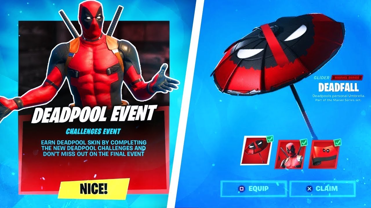 L'ÉVÉNEMENT DEADPOOL COMMENCE SUR FORTNITE ! (RÉCOMPENSES) - YouTube