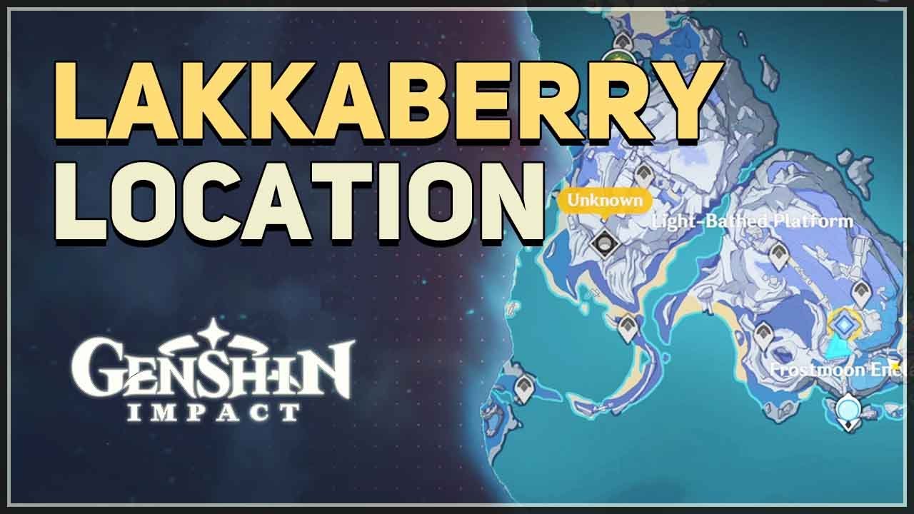 Lakkaberry Location Genshin Impact - YouTube