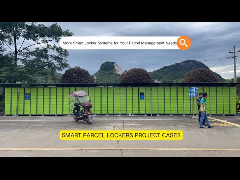 Smart Express Locker cabinet Windows/Android Intelligent Parcel ...