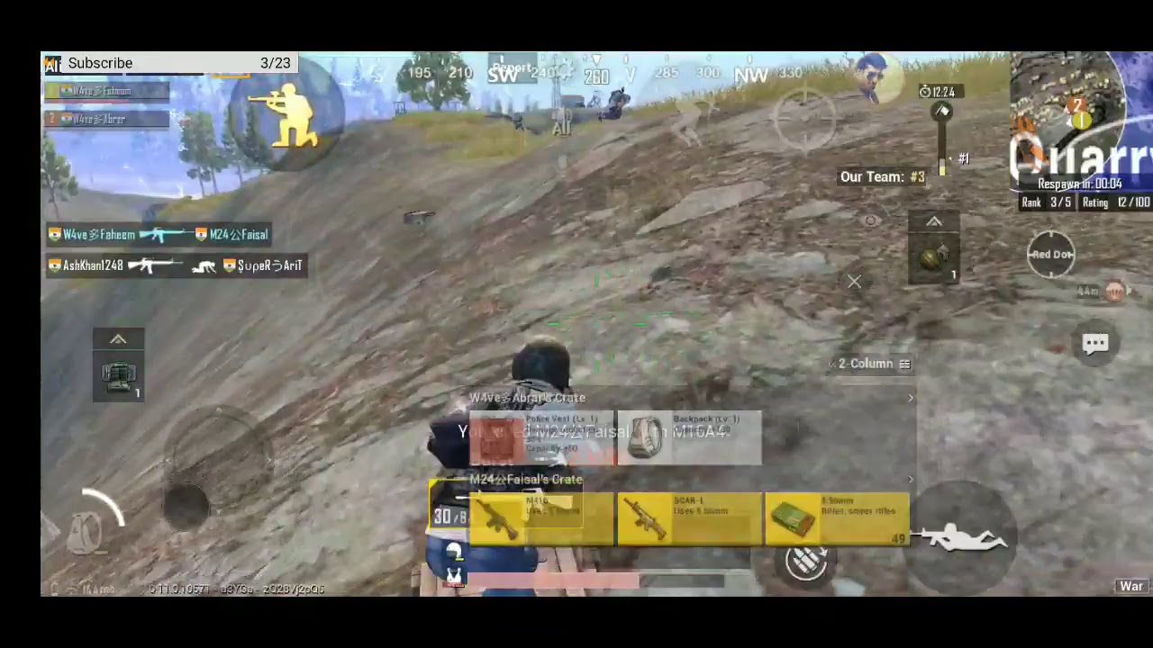 PUBG MOBILE ! Live ERANGLE! tpp game play! - YouTube