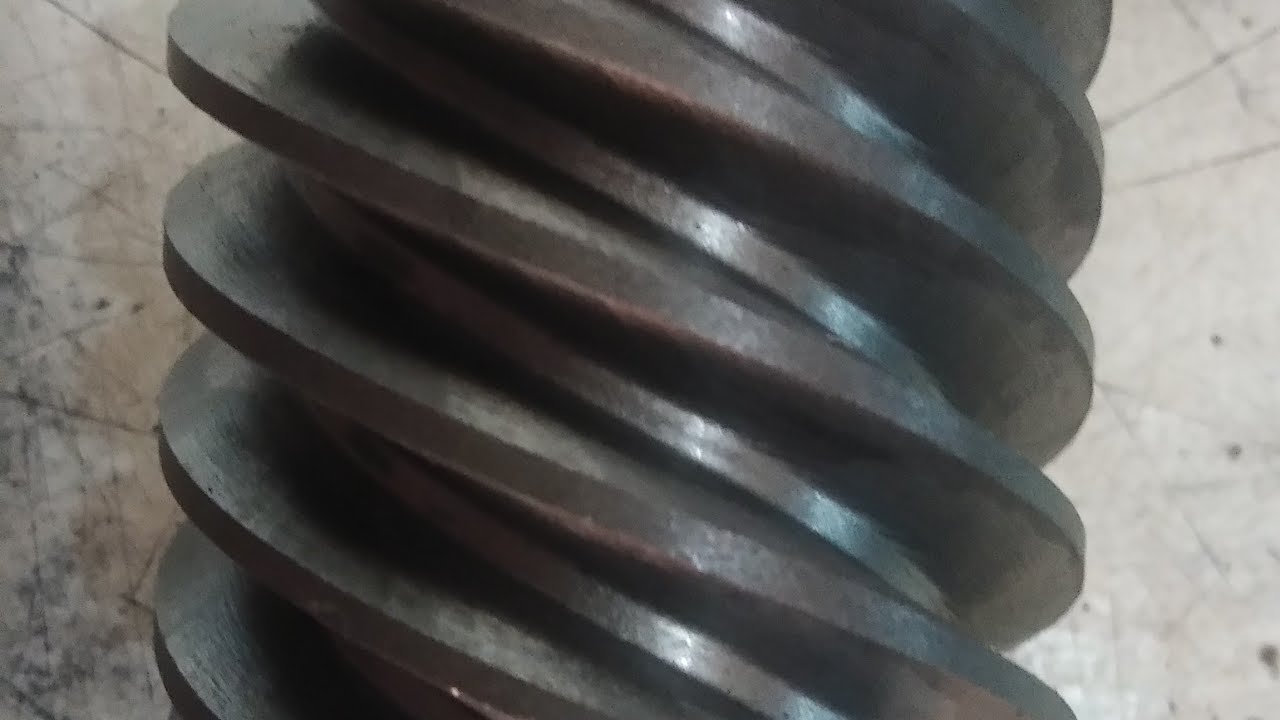 long helical gear - YouTube