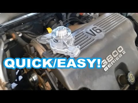 3.8L WATER PUMP  GM, BUICK, CHEVY, PONTIAC replacement FAST! 3800 series II 95-05 Olds