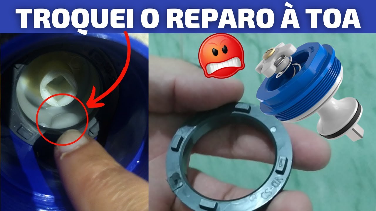 [COMPLETO] COMO TROCAR O REPARO DA VÁLVULA DA DESCARGA ASTRA (TROQUEI A ...
