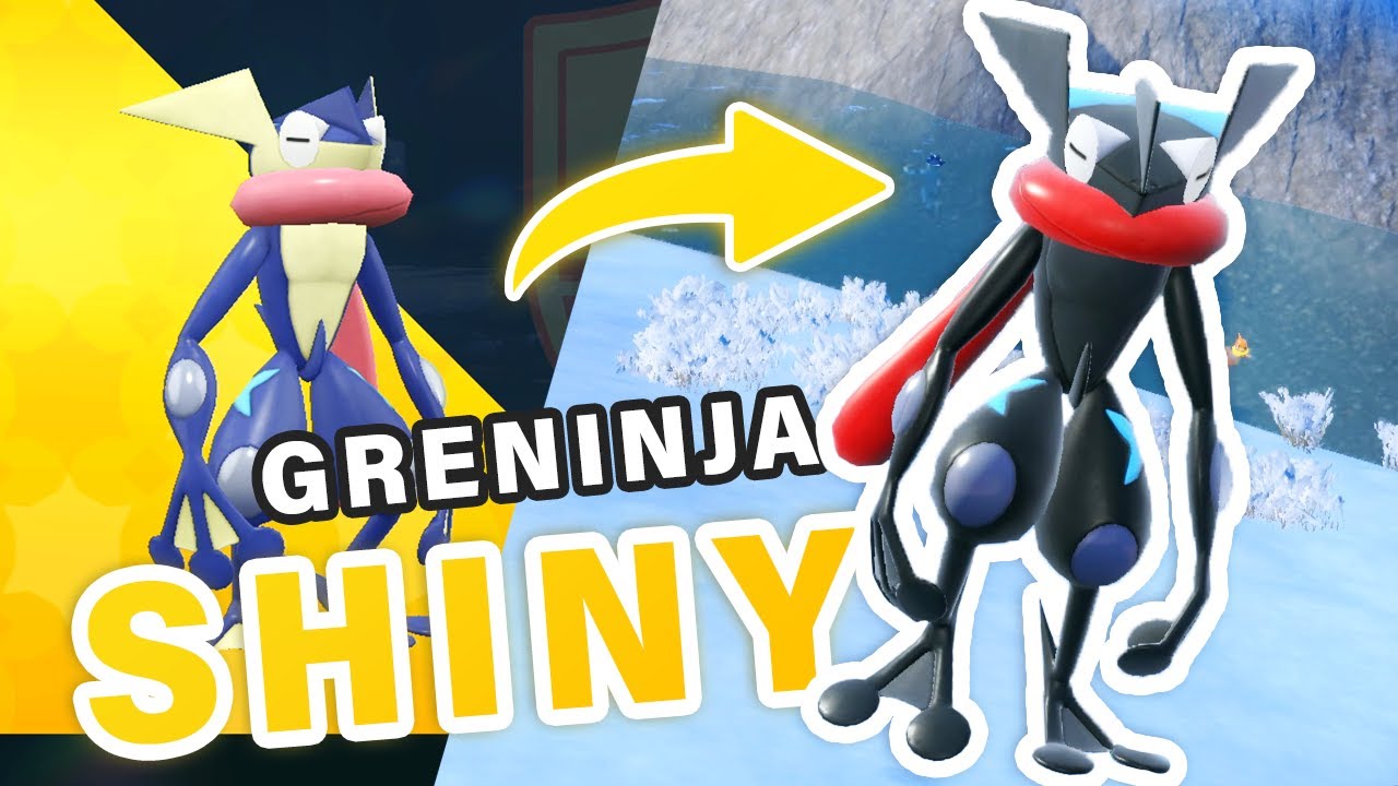 How to get a SHINY Greninja Pokemon Scarlet & Violet - YouTube