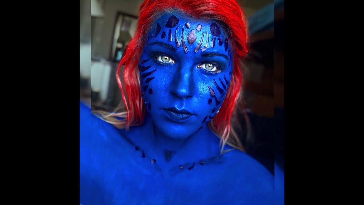 Mystique Makeup Tutorial - YouTube