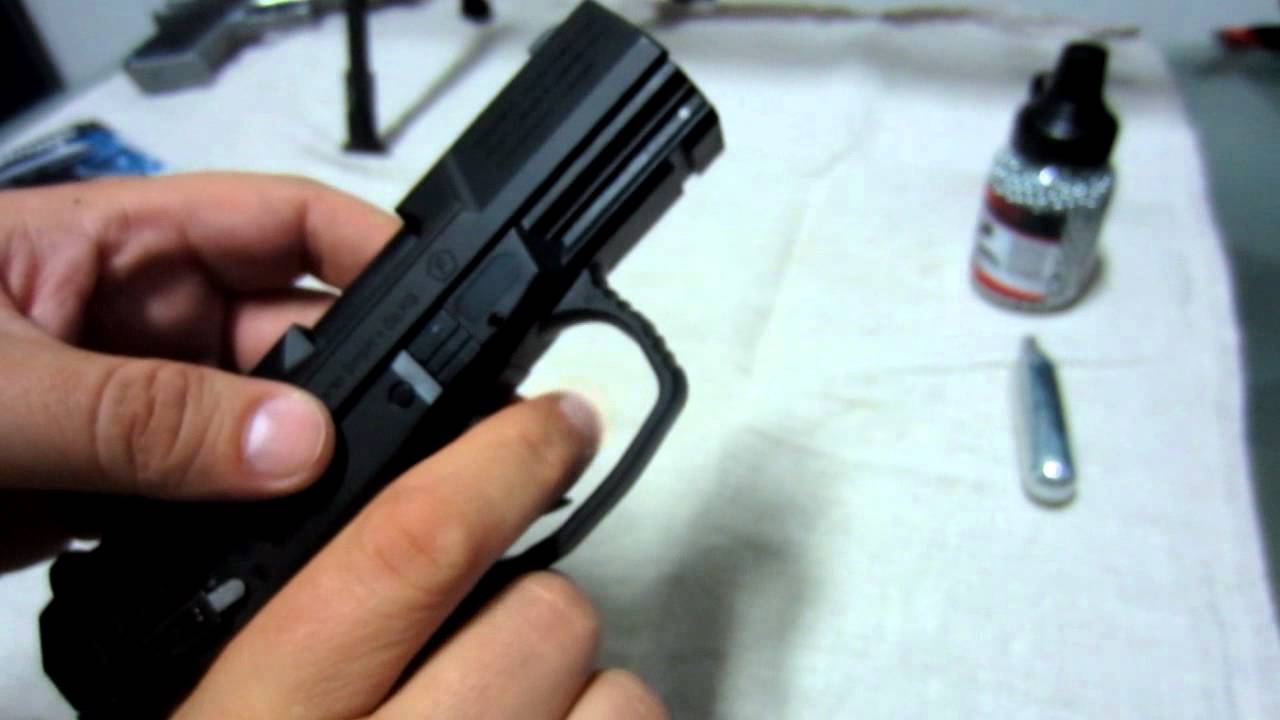 WALTHER CP99 COMPACT UMAREX CO2 CON BLOWBACK - YouTube