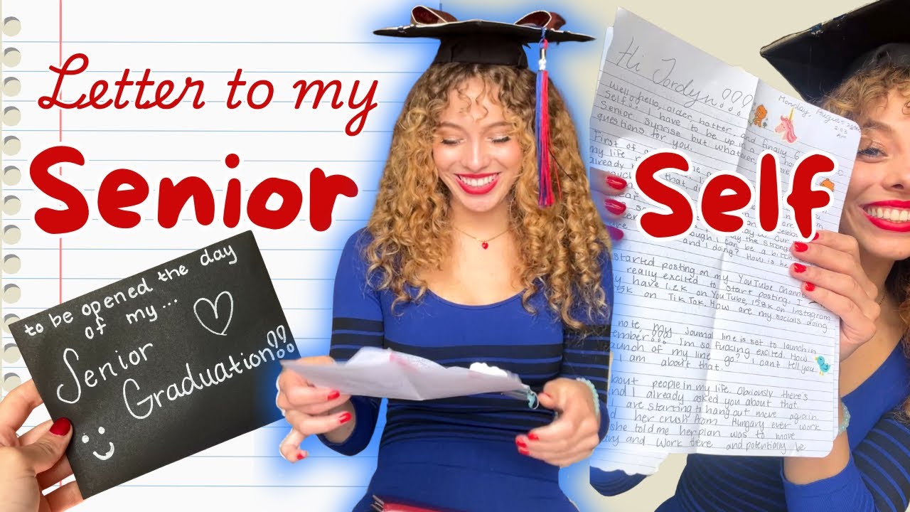 Reading my “letter to my future self” | Graduation Edition 🎓💌 - YouTube