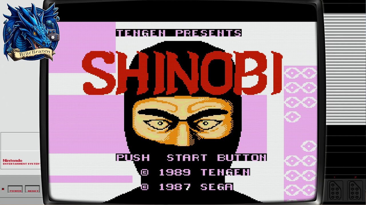 "Shinobi" de NES. Un juego de SEGA en NES -no Licenciado pero mitico ...
