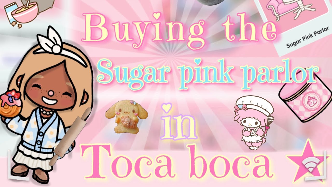 BUYING THE SUGAR PINK PARLOR 🍧🍡 | Toca boca 🌎| welcome to PARIS ☕️🍦🍭🍧🍡 ...