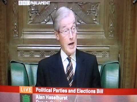 Sir Alan Haselhurst, 'acting speaker is not in the standing orders ...