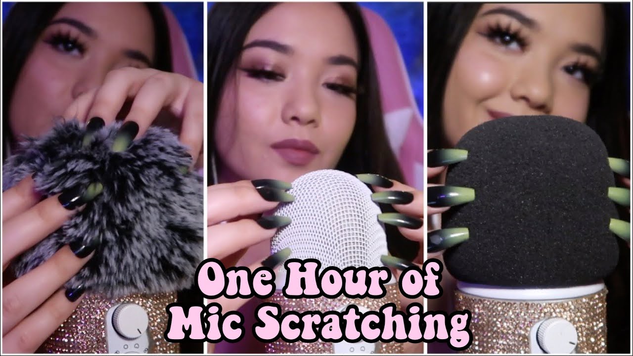 ASMR Mic Scratching to Melt Your Brain (with various covers) - 1 hour ...