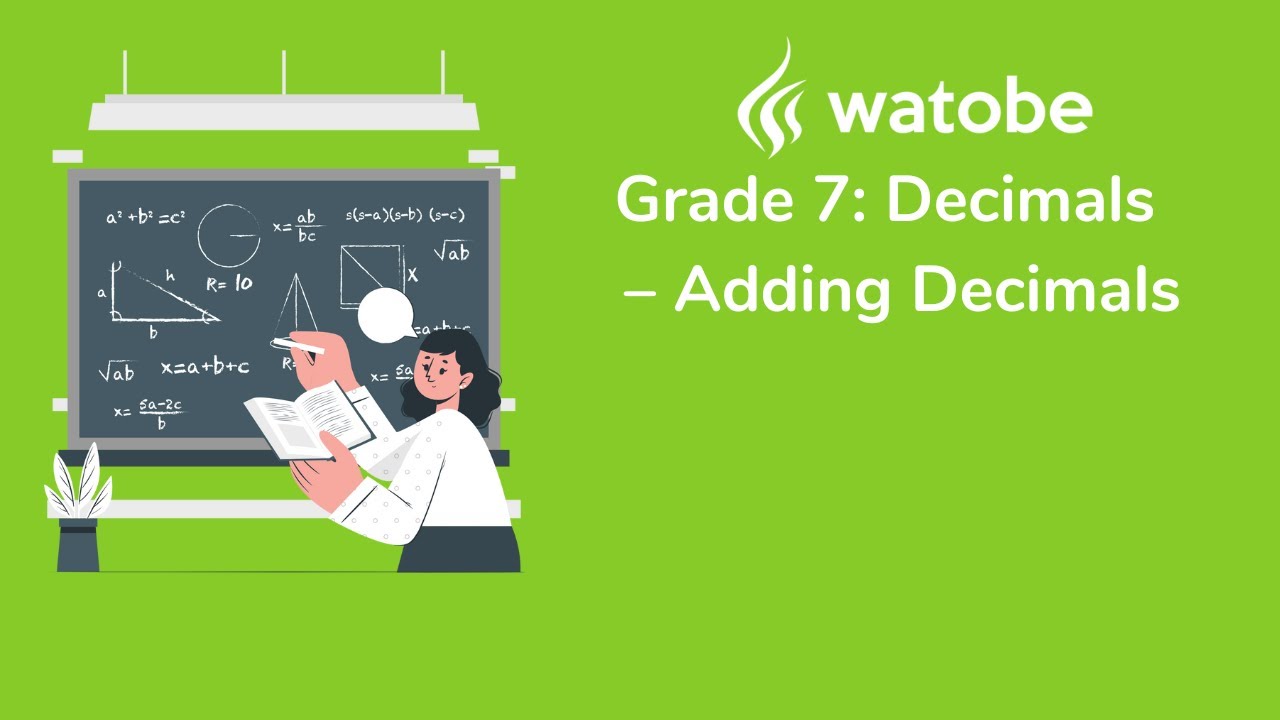 Grade 7 - Decimals (adding decimals) - YouTube