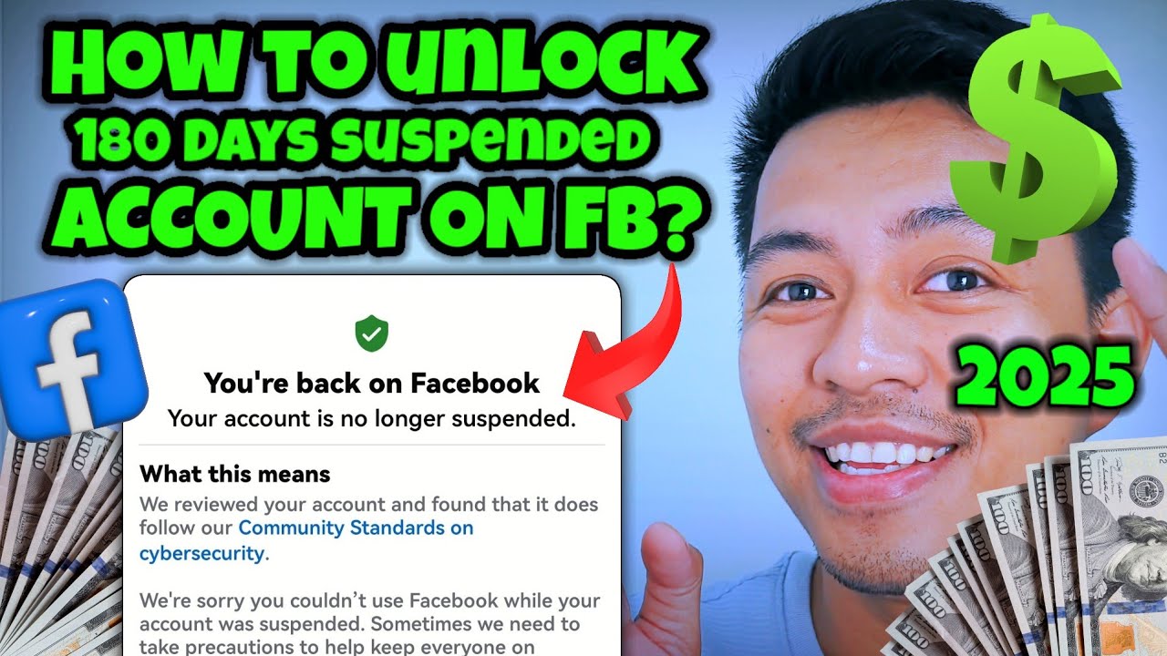 🔓 HOW TO RECOVER FACEBOOK ACCOUNT SUSPENDED 180 DAYS (STEP-BY-STEP) 🔐 ...