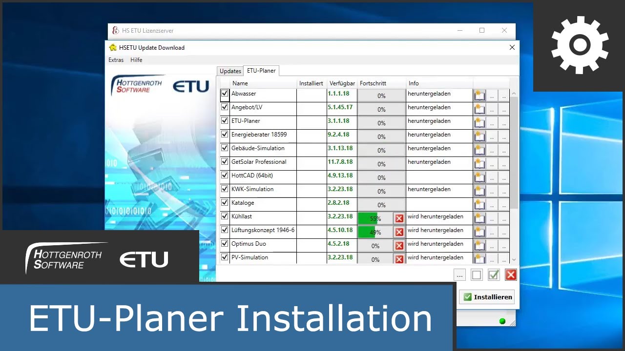 ETU Planer Vollversion (Installationsanleitung) - YouTube