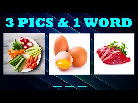 3 Pics & 1 word Puzzle Game. Word Game for children. 4 Pics & 1 Word ...