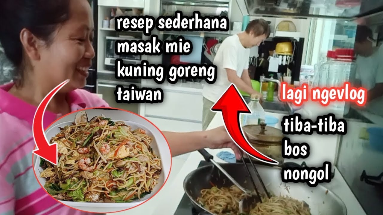 resep simple⁉️cara masak mie kuning mie goreng taiwan - YouTube