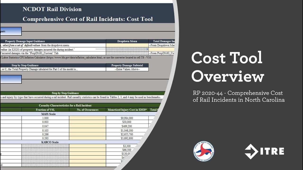 RP 2020-44: Cost Tool Overview - YouTube