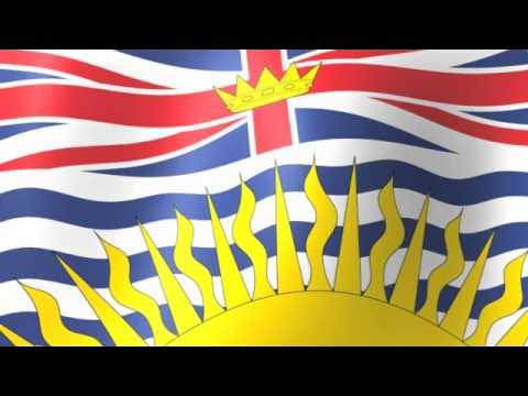Flag of British Columbia - Drapeau de la Colombie-Britannique - YouTube