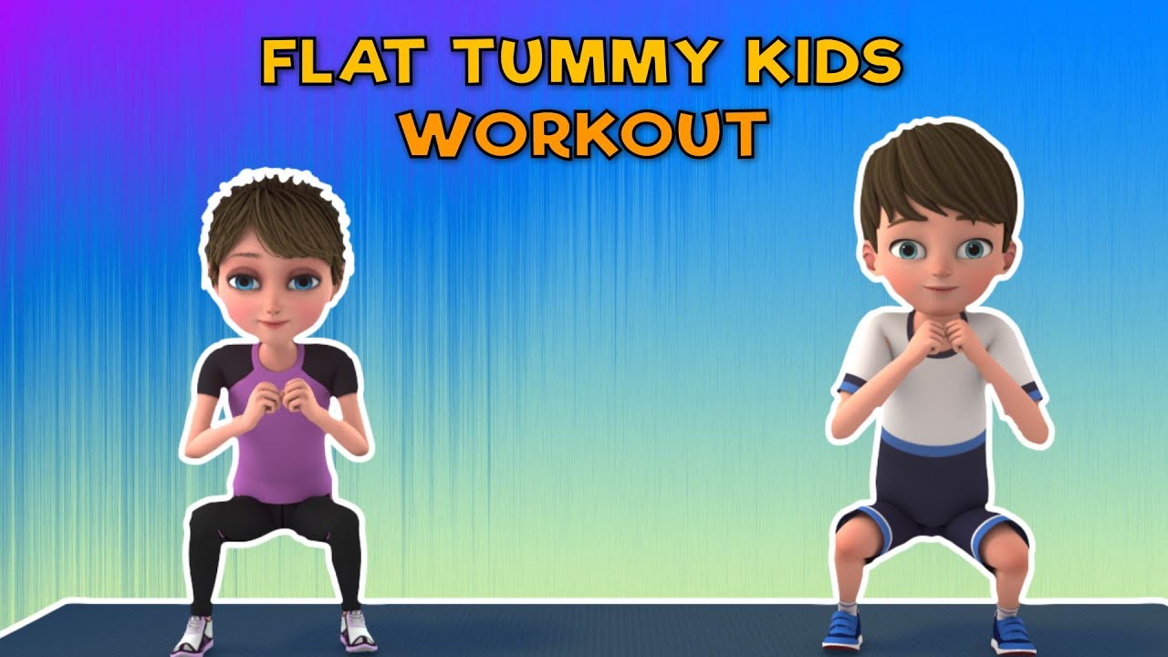 MAT EXERCISE FOR FLAT TUMMY - KIDS WORKOUT | Kids Exercise - YouTube