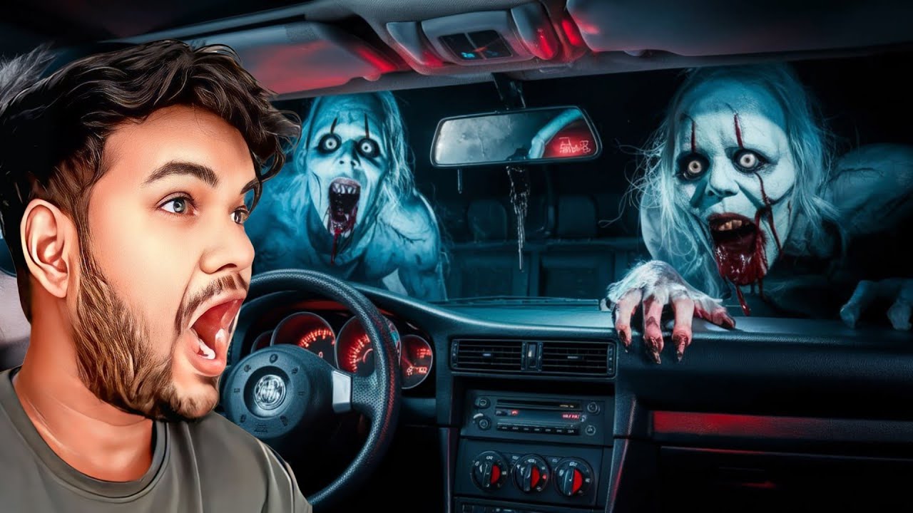 I Played The SCARIEST Car Driving Horror Game Ever (AM) - YouTube