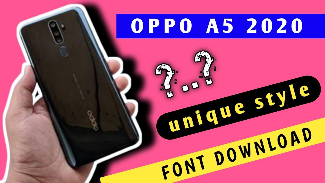 Free Fonts On Oppo A5 2020 YouTube free-fonts-on-oppo-a5-2020-youtube