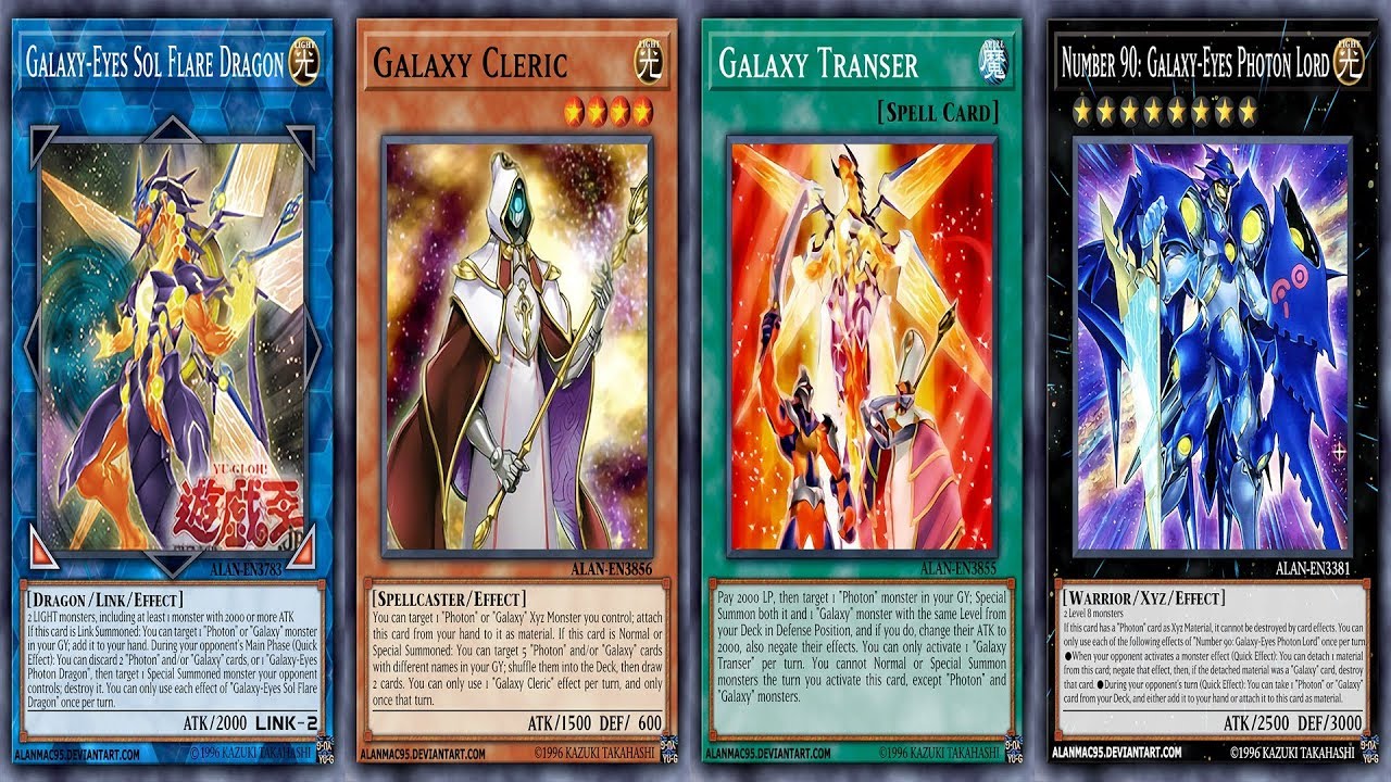 Galaxy Cleric Galaxy Transer Deck Galaxy Eyes Sol Flare Dragon - YouTube