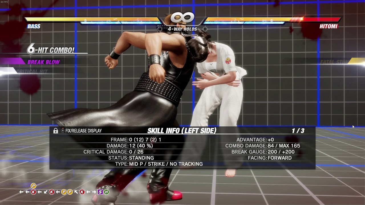 DOA 6: Bass Combos 1 - YouTube